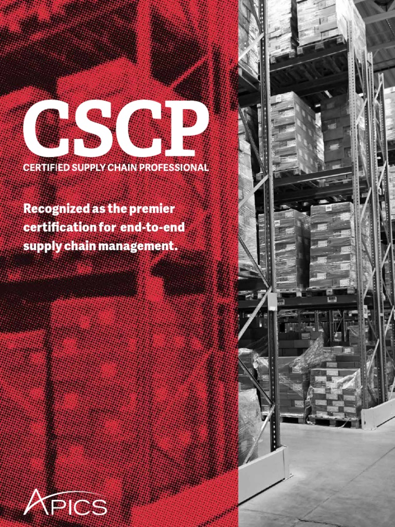 11-688 CSCP Brochure Final | PDF | Supply Chain | Business