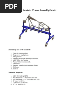 Engine Stand Plans | PDF | Sheet Metal | Welding
