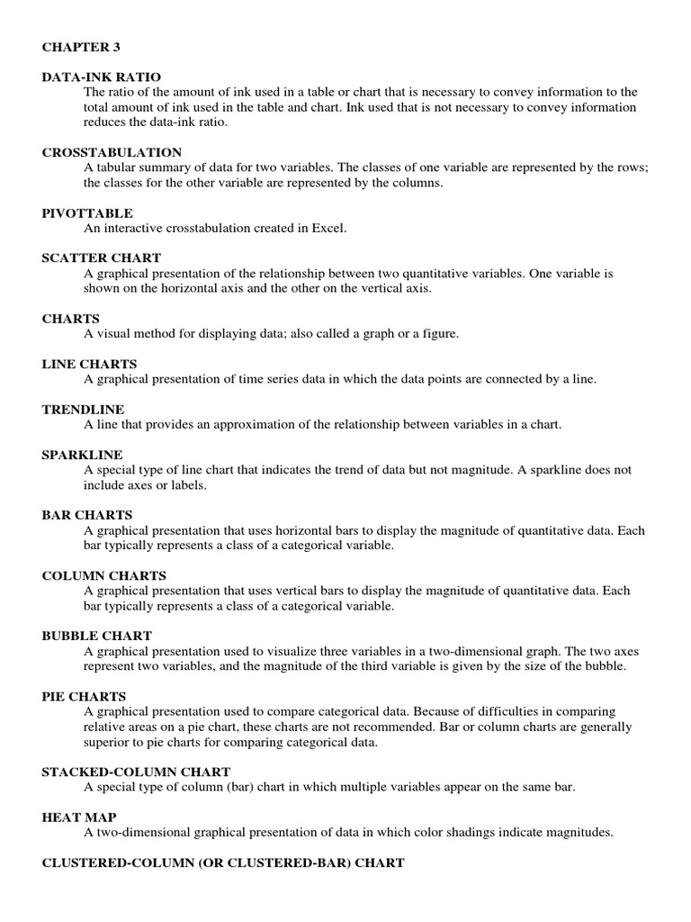 Business Analytics CHAPTER 3 | PDF | Chart | Scientific Modeling