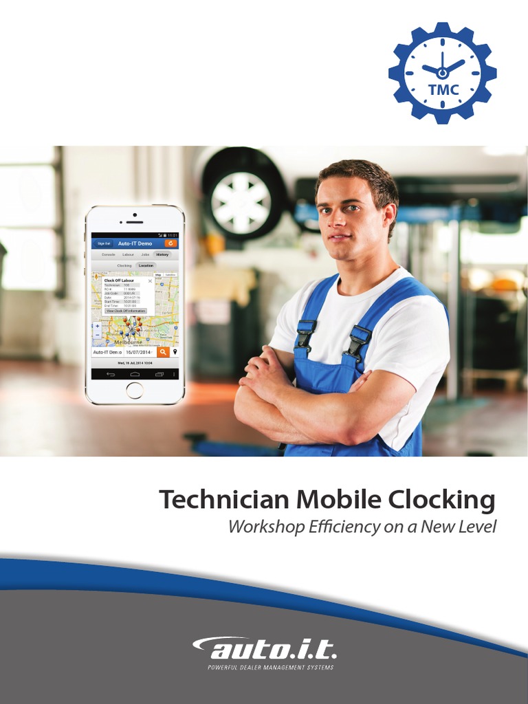 Technician Mobile Clocking: Workshop Efficiency On A New Level | PDF