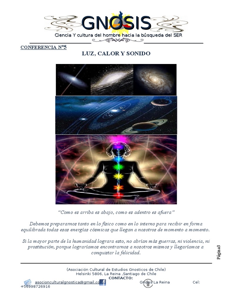 Luz Calor y Sonido | PDF | Alma | Homo Sapiens
