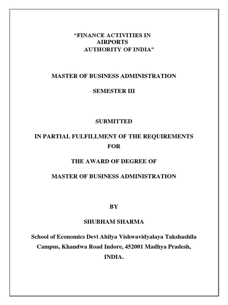 Finance Activity in Airport Authority of India | PDF | Airport | Cheque