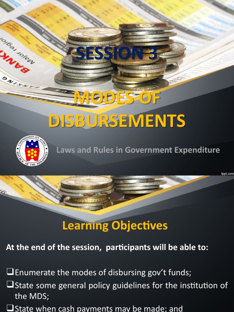 Government Fund Disbursement Methods | PDF | Payments | Invoice
