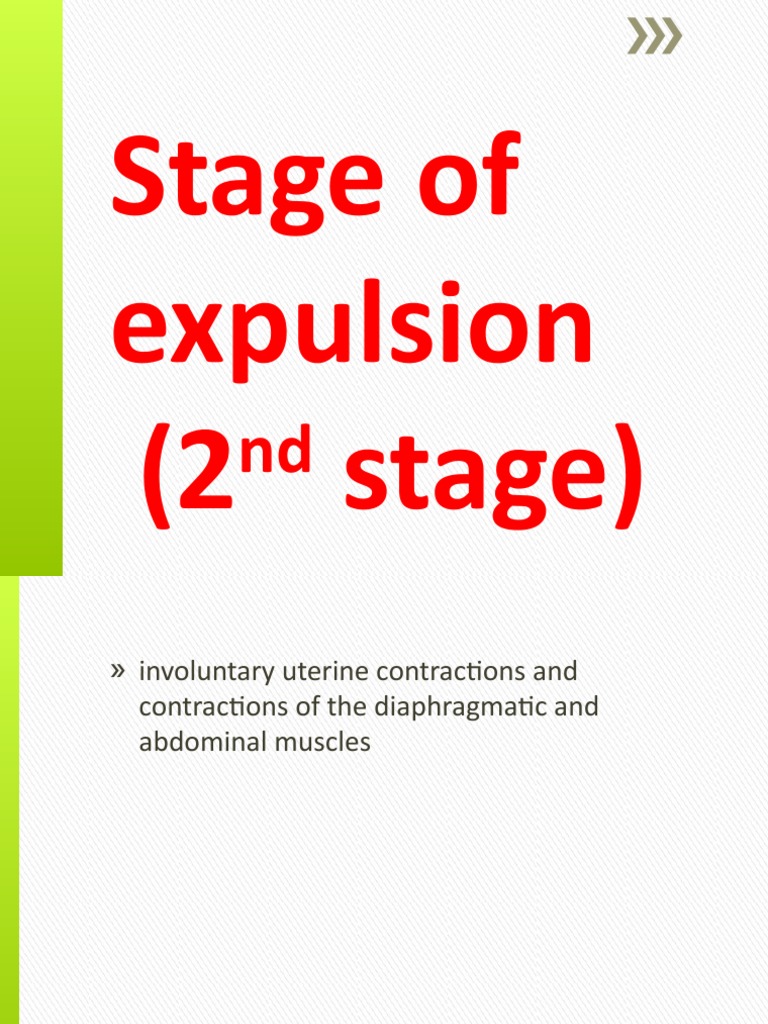 Stage of Expulsion (2 Stage) | PDF | Childbirth | Placenta