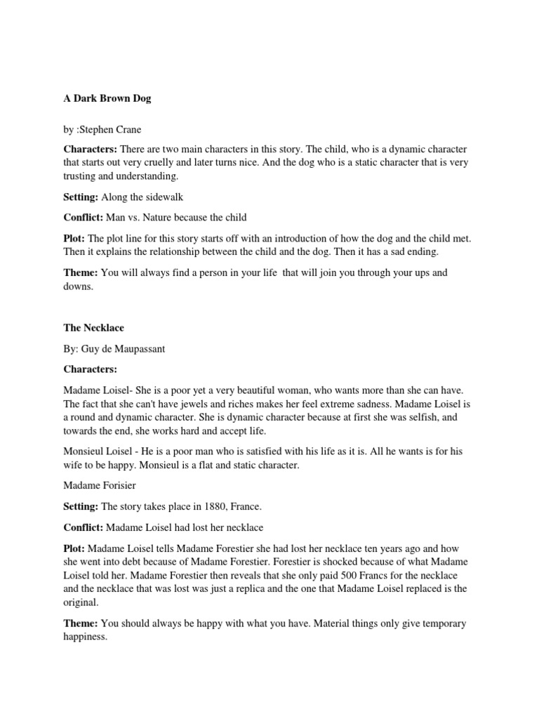 A Dark Brown Dog | PDF