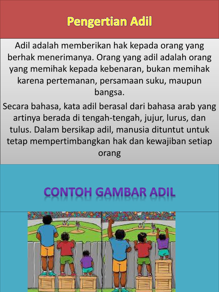 Pengertian Adil | PDF