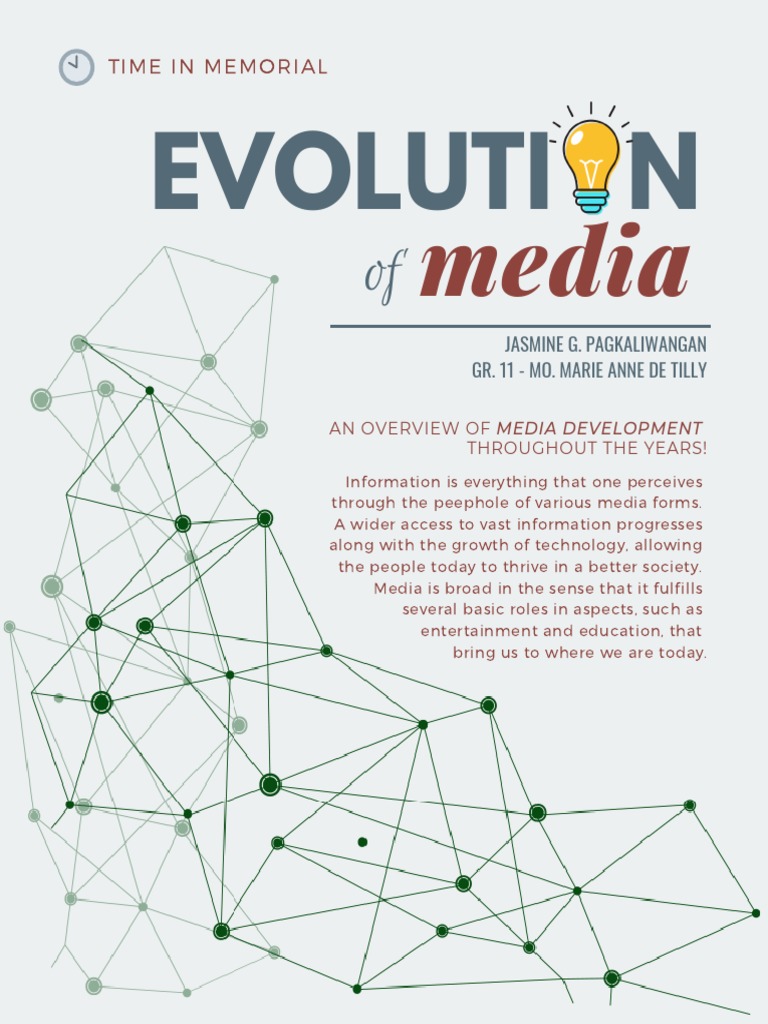 Evolution of Media | PDF | Mass Media | Internet