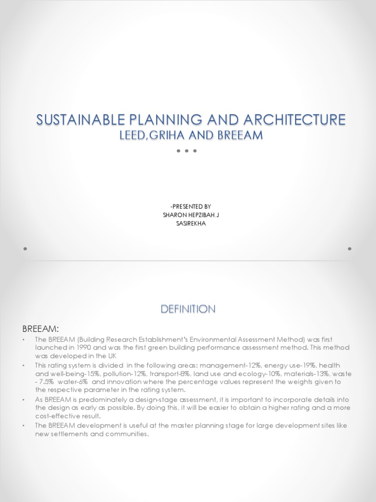 Leed, Bream Case Studies | Download Free PDF | Leadership In Energy And ...