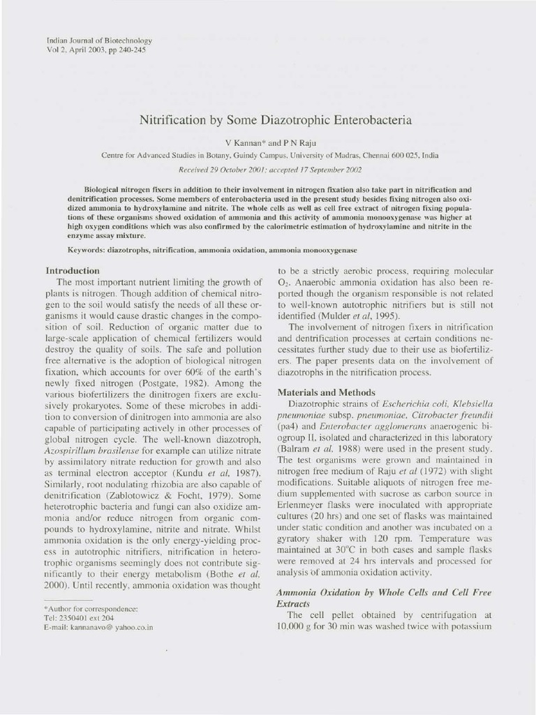 Ijbt 2 (2) 240-245 | PDF | Nitrogen | Physical Sciences
