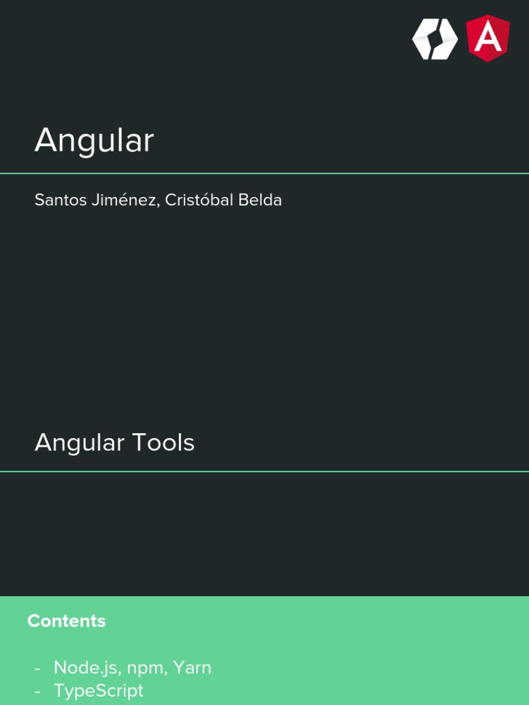Getting Started with Angular: An Overview of Core Concepts and Tools ... Getting Started with Angular: An Overview of Core Concepts and Tools ...