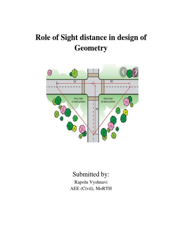 Importance of Sight Distance in Road Design | PDF | Transportation ...