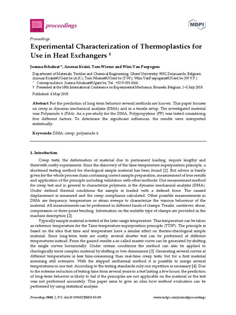 Dma Standard Paper | Download Free PDF | Deformation (Engineering ...