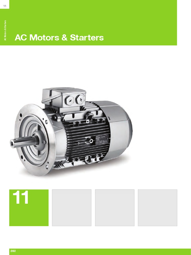 2013-14 AC Motors Starters | PDF | Alternating Current | Electric Motor