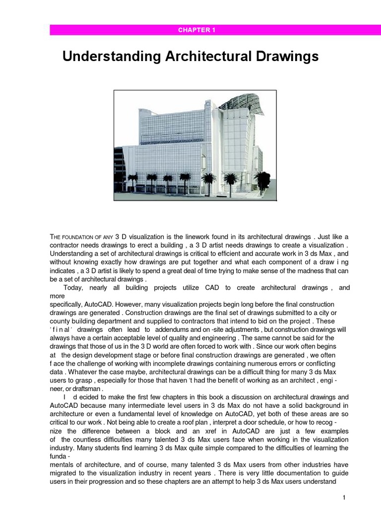 Understanding Architectural Drawings: He Foundation of Any | PDF ...