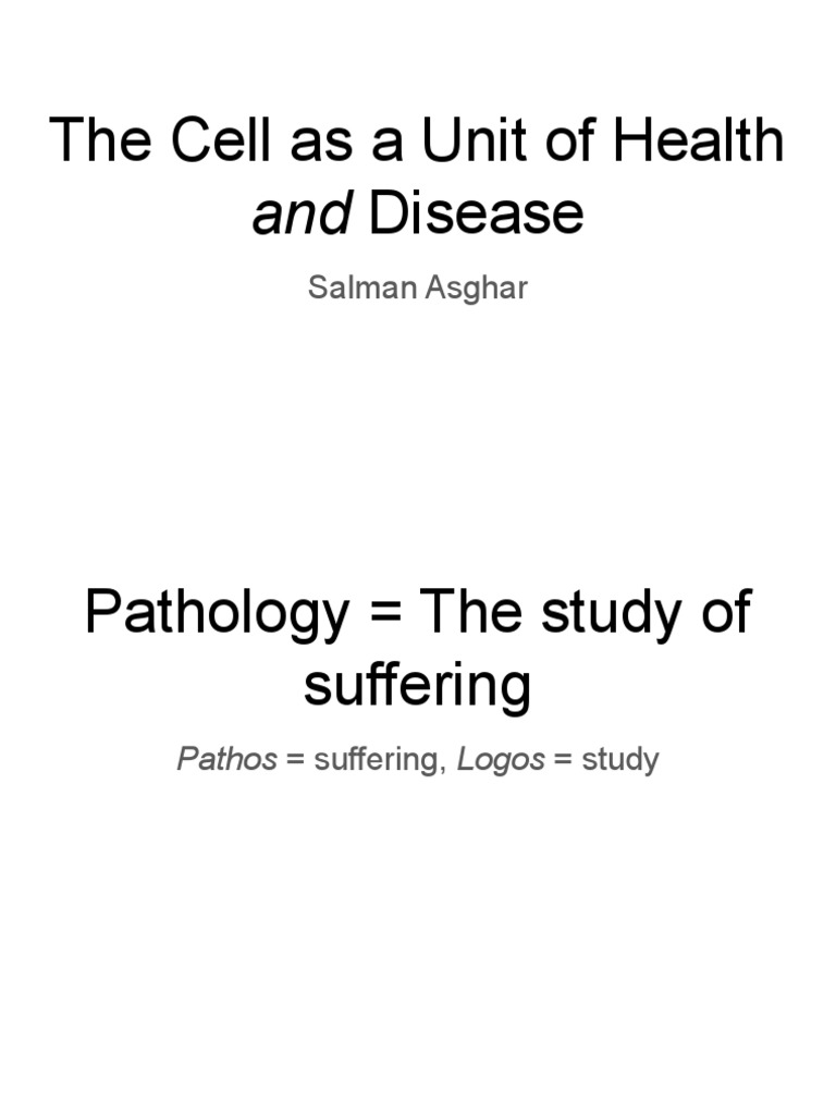 Cellular Basis of Disease Understanding | PDF