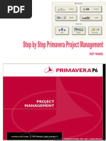 Modul Pembelajaran Primavera P6 | PDF