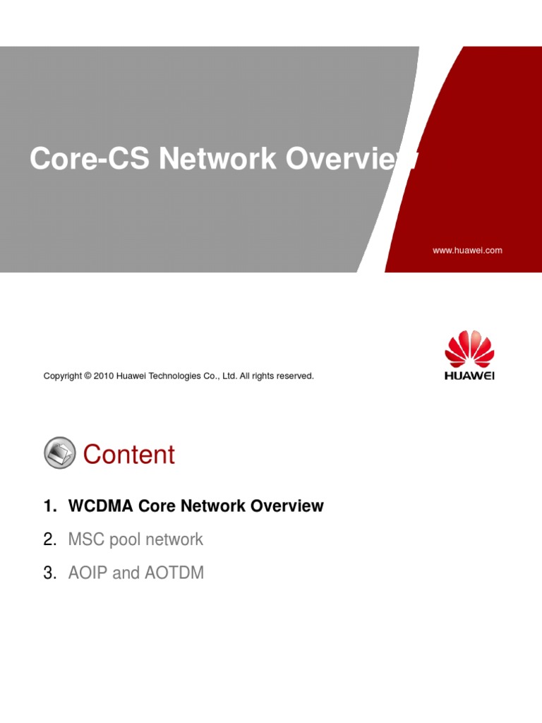 Huawei CS Core Overview PDF | PDF | Computer Network ...