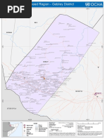 OCHASom Administrative Map Awadal Borama A3 | PDF | Geography | Navigation