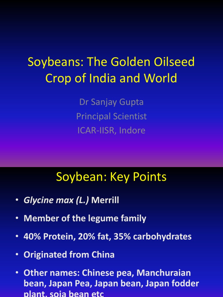 Soybeans | Download Free PDF | Soybean | Vegetable Oil