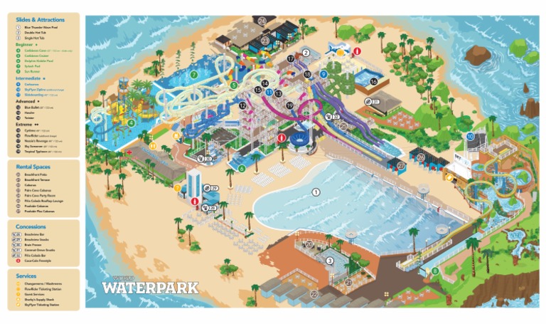 World Waterpark Map