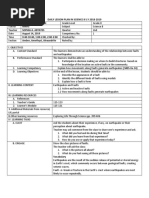 LESSON-PLAN - in Earth Space Grade 8 | PDF | Fault (Geology) | Plate ...