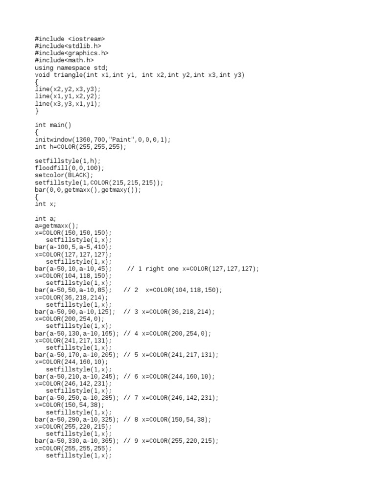Paint Assignment | PDF