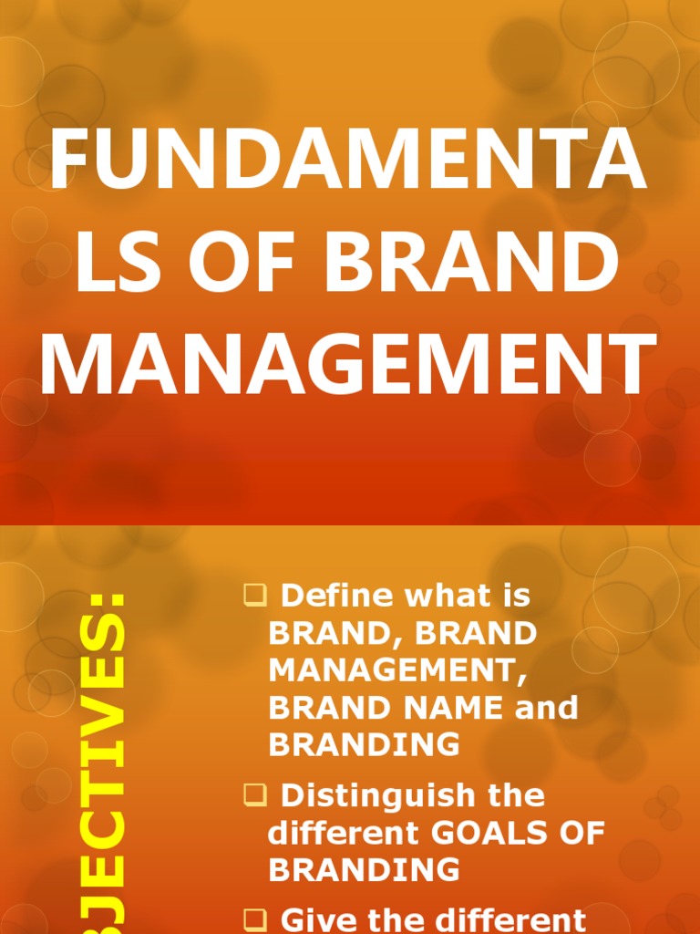Module 3 - Fundamentals of Brand Management | PDF