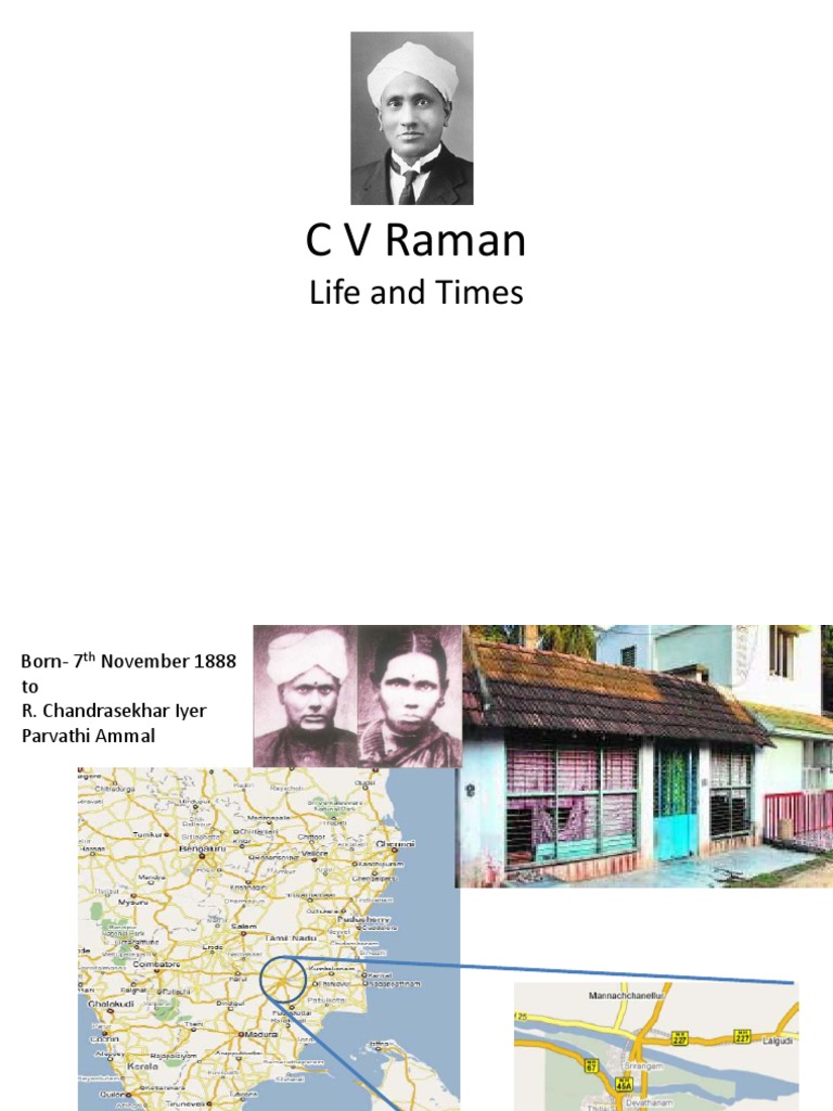 C V Raman | PDF | Raman Spectroscopy | Scattering