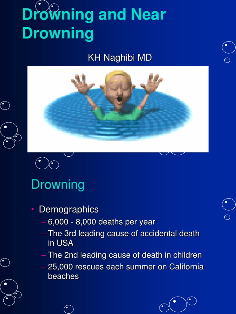 Drowning and Near Drowning: KH Naghibi MD | PDF | Hypoxia (Medical ...