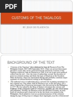 Primary Source Analysis: Title of Source: Customs of The Tagalog | PDF ...