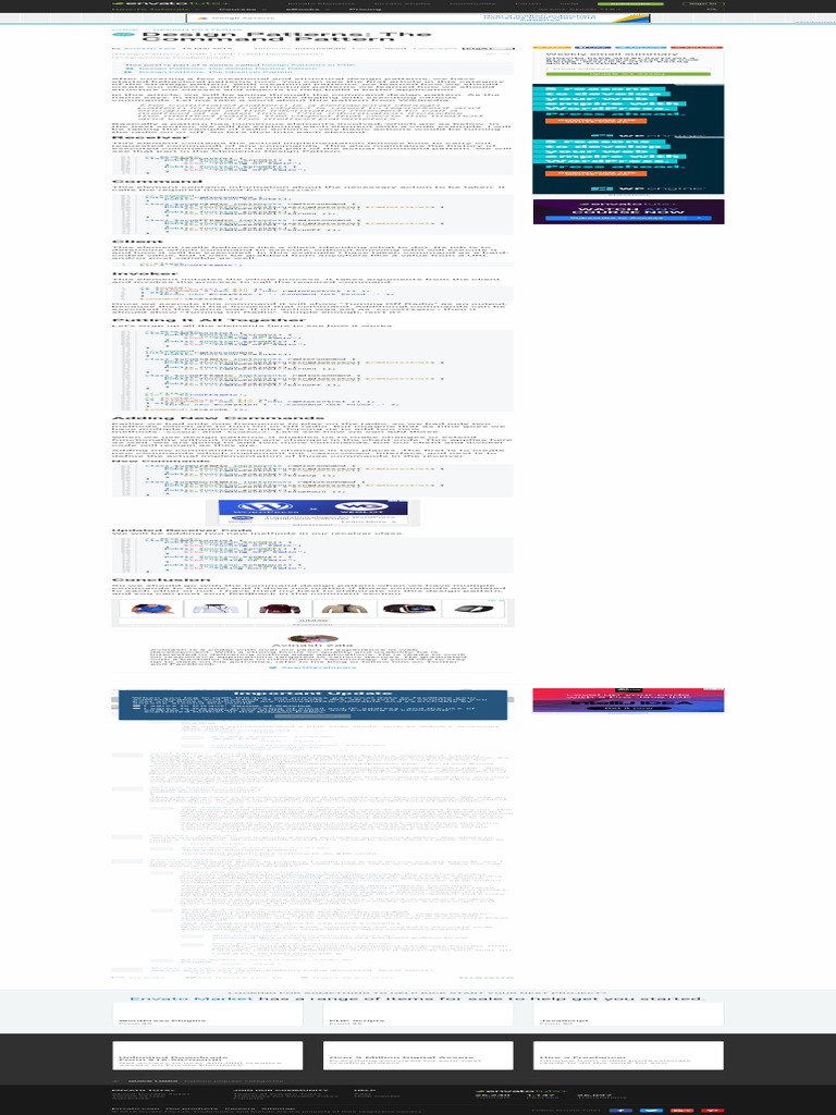 Design Patterns - The Command Pattern | PDF | Class (Computer Programming) | Subroutine