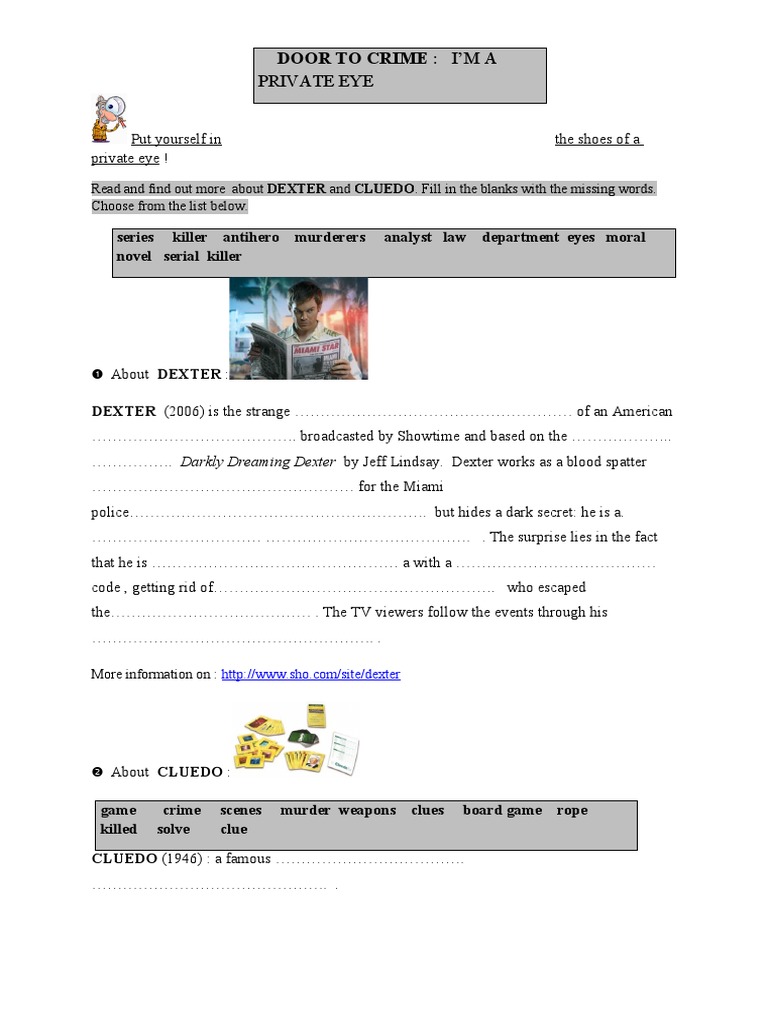 Door To Crime Project Scribb | PDF