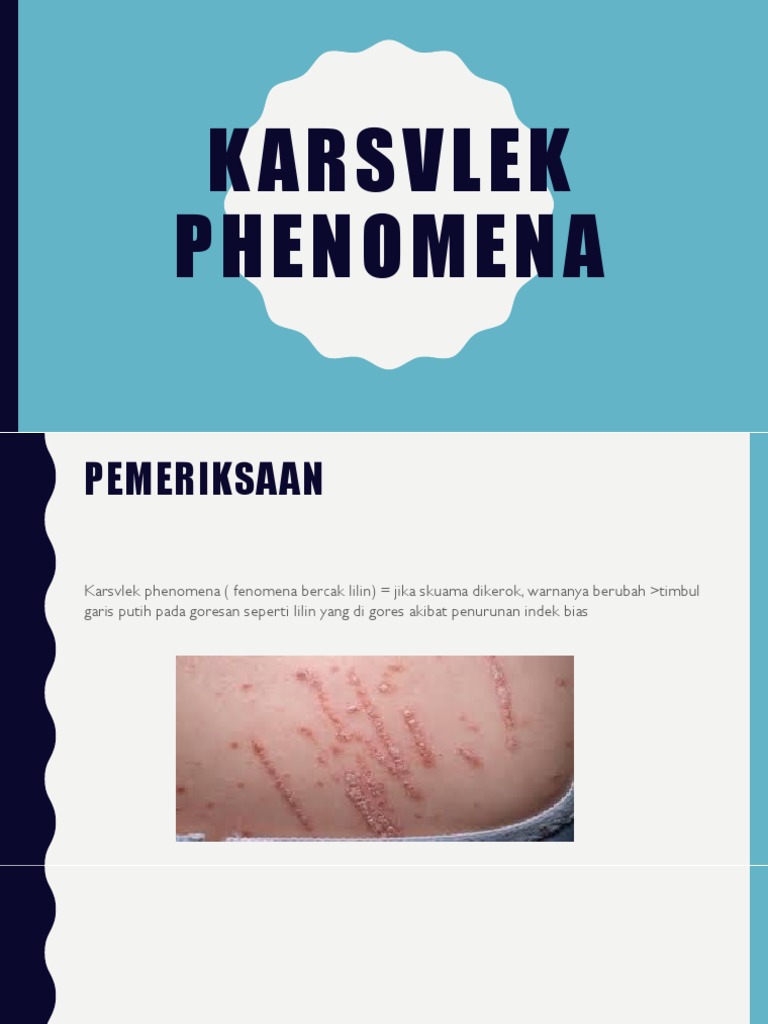 Fenomena Karsvlek pada Kulit | PDF