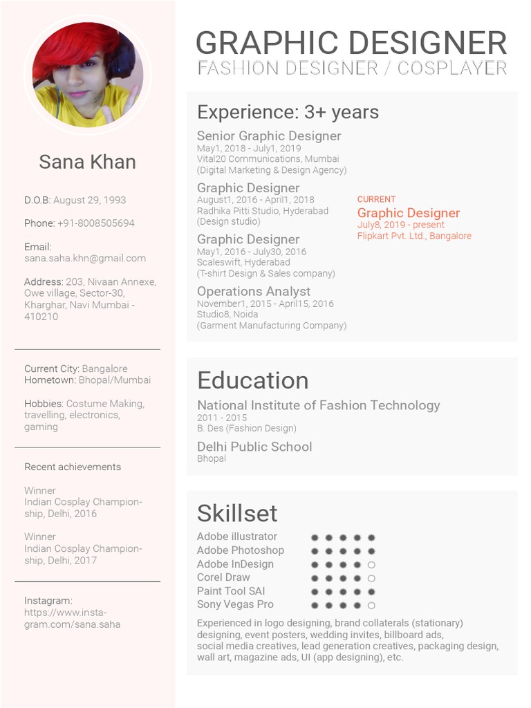 Resume - Sana Khan PDF | PDF