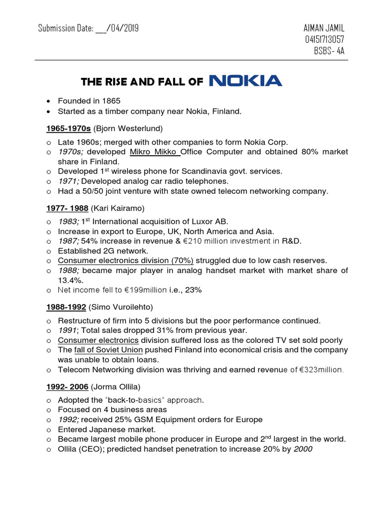 Nokia PDF | PDF | Nokia | Smartphone