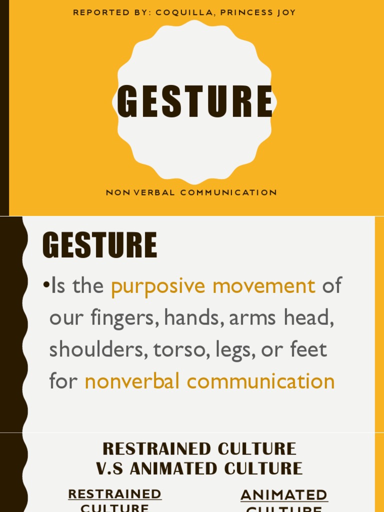 Understanding Cultural Differences in Nonverbal Communication: A Report ...