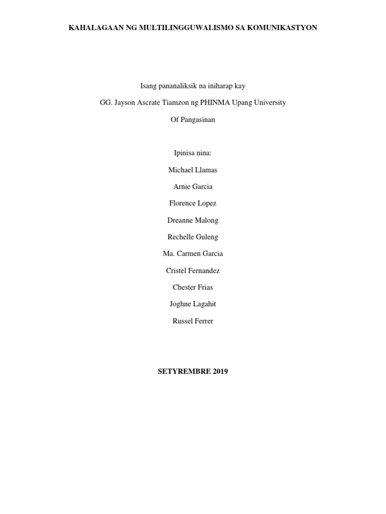 Fil Research Hehe Last Final | PDF