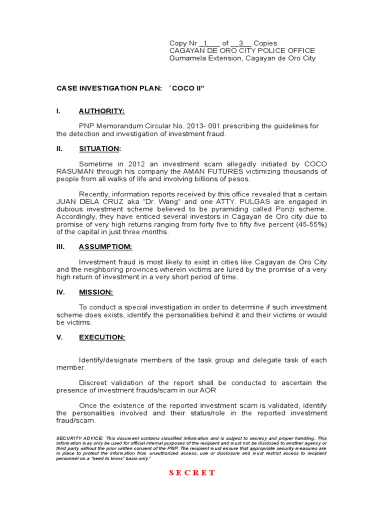 Ciplan Format | PDF | Classified Information | Secrecy