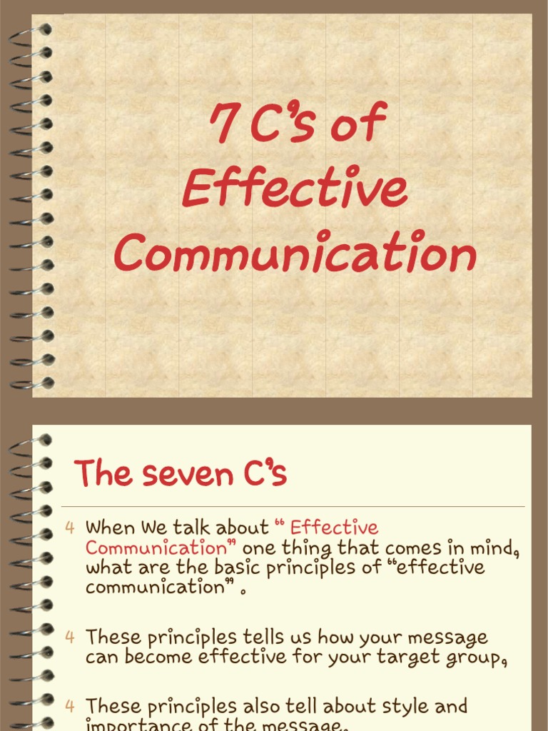 Concept of 7Cs | PDF | Communication | Information