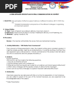 Verbal and Nonverbal Communication Lesson Plan | PDF | Nonverbal ...