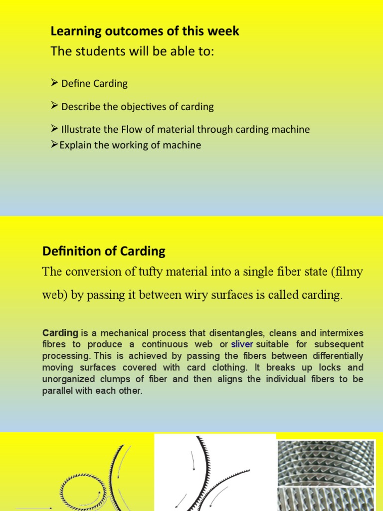 Learning Outcomes of This Week: The Students Will Be Able To | PDF ...