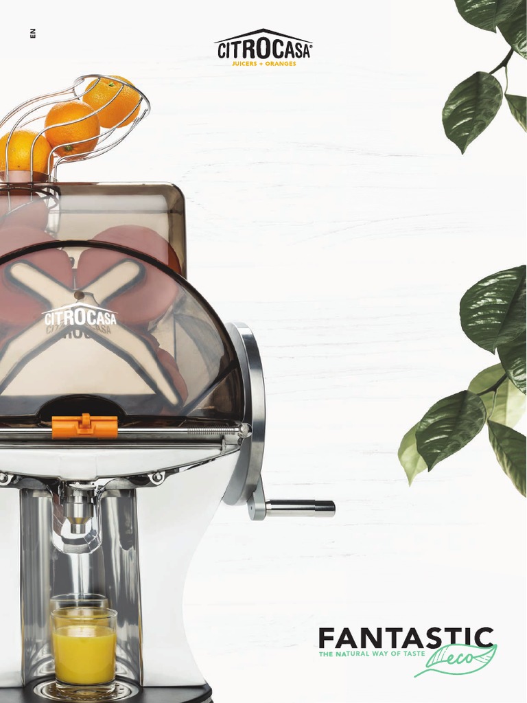 Handmade Freshness and Flavor: The Manual Citrocasa Fantastic ECO Juicer | PDF | Countertop | Nature