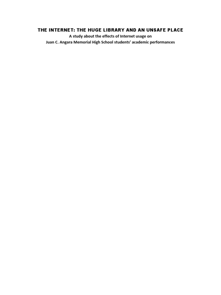 Internet Research | PDF | Internet | Social Networking Service