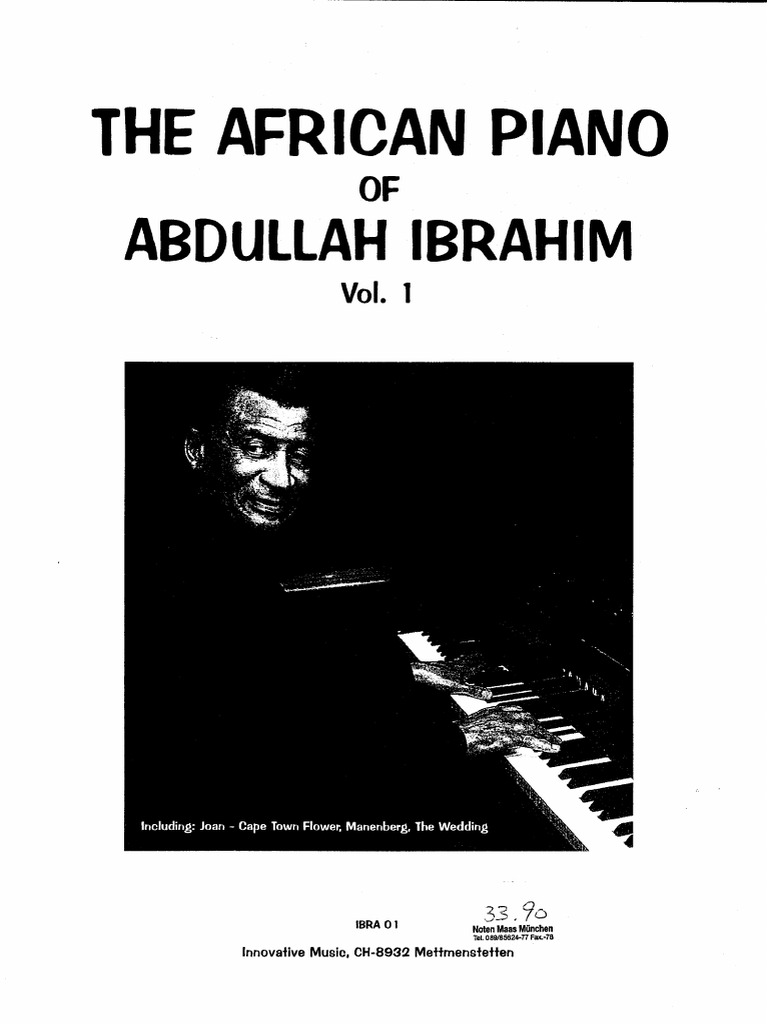 Abdullah Ibrahim - The African Piano of Abdullah Ibrahim - Vol.1 | PDF