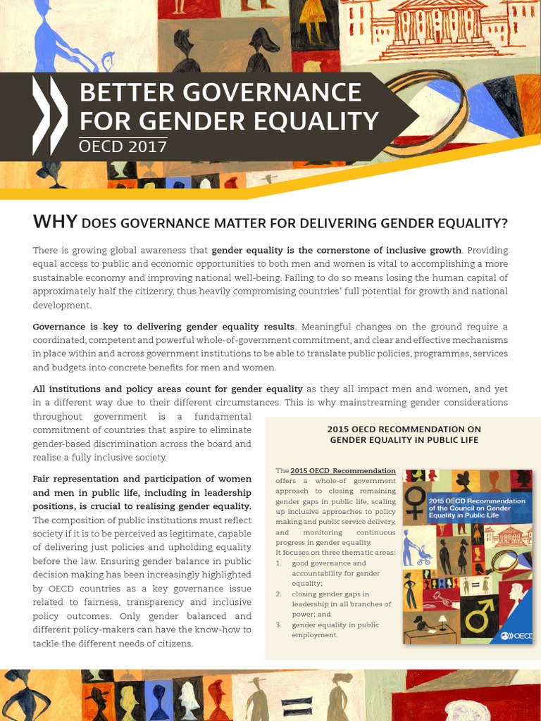 Gender Public Life Flyer | PDF | Governance | Gender Equality