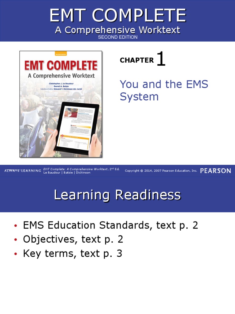Ch01 (Lecture) - You and The EMS System | PDF | Emergency Medical ...