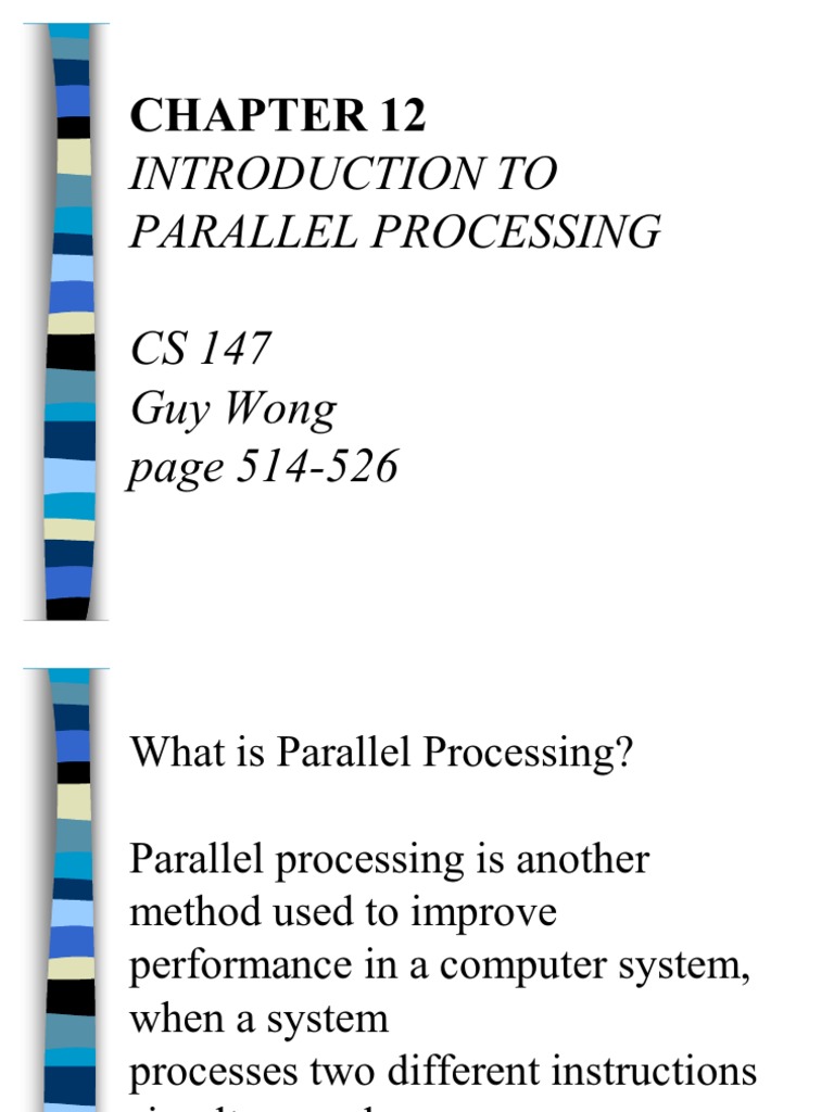 Parallel Processing Pdf