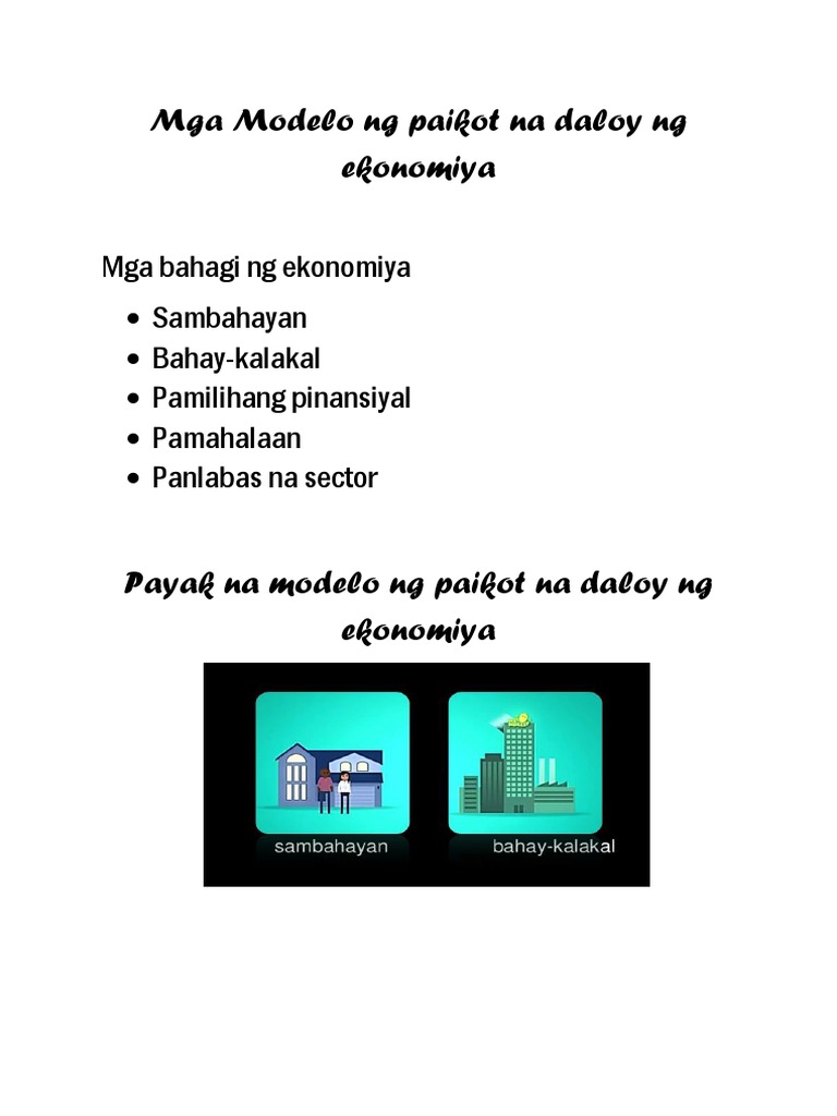 Ekonomiya | PDF