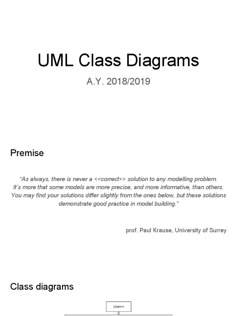 Uml Class Diagrams Pdf Class Computer Programming Inheritance 0660