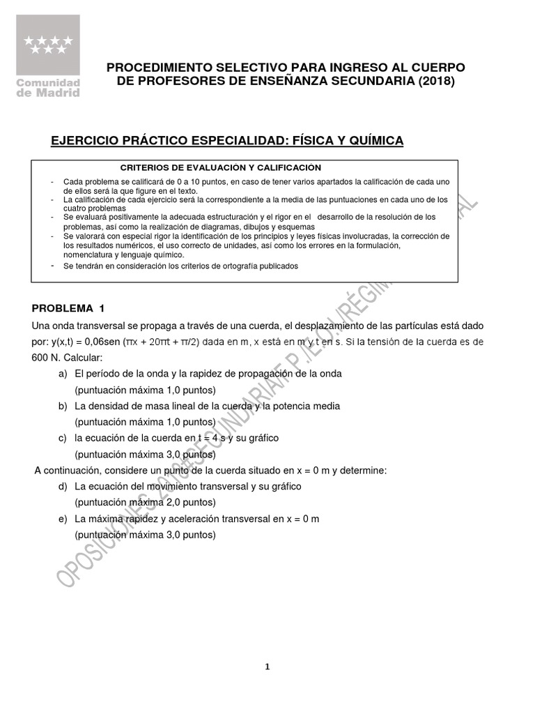 007 F-Sica y Qu-Mica PDF | PDF | Nitrógeno | Olas